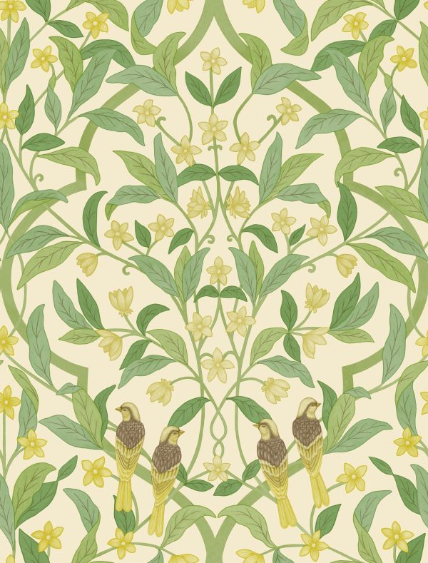 Jasmine & Serin Symphony Wallpaper 117/10031 by Cole & Son