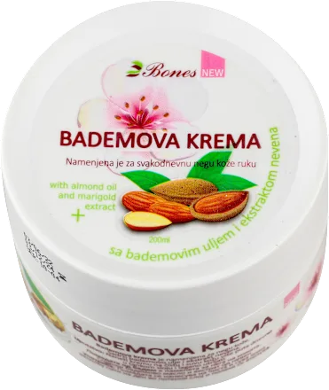 Bones
BADEMOVA KREMA za ruke, 200 ml
