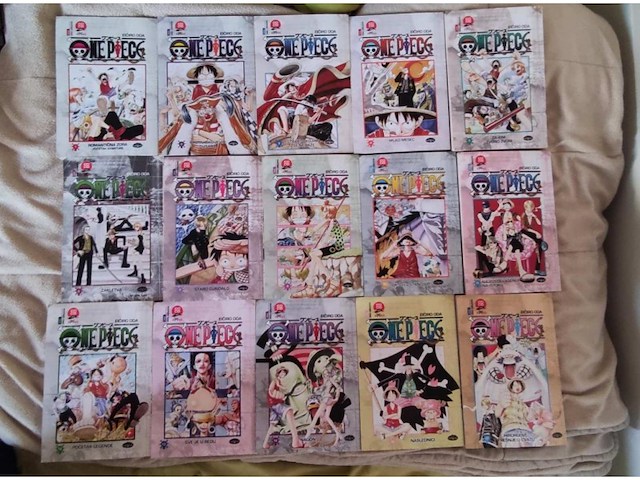 ONE PIECE,Ećiro Oda,1,2,3,4,5,6,7,9,10,11,12,13,14,16,1