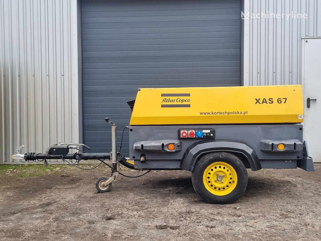 Atlas Copco XAS67 mobilni kompresor