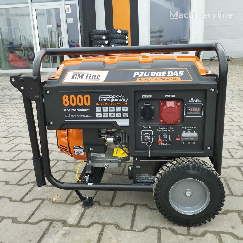 Novi OM LINE PZU 80E 6,5kW, 8000W benzinski generator