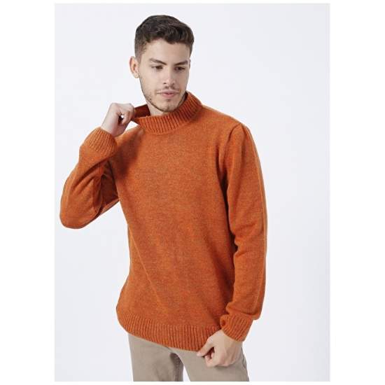 Altınyıldız Classics Half Turtleneck Tile Men's Sweater 4A4923100015