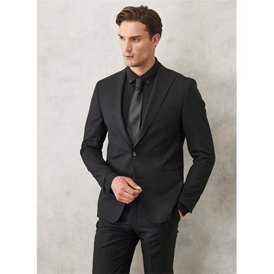 Altınyıldız Classics Black Men's Suit 4A3010000004