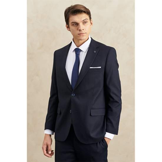 Altınyıldız Classics Normal Waist Regular Fit Navy Blue Men's Suit 4A3022200079