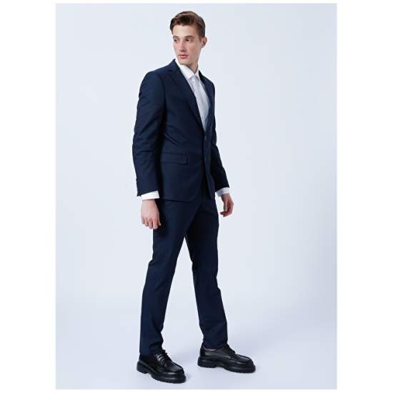 Altınyıldız Classics Normal Waist Slim Fit Navy Blue Men's Suit 4A3022200068