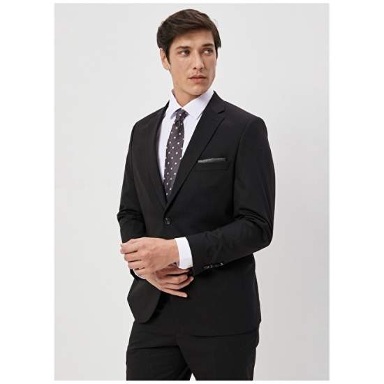 Altınyıldız Classics Normal Waist Regular Fit Black Men's Suit 4A3023100067