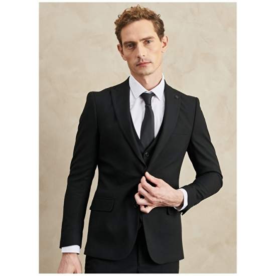 Altınyıldız Classics Normal Waist Extra Slim Black Men's Suit 4A3122200019