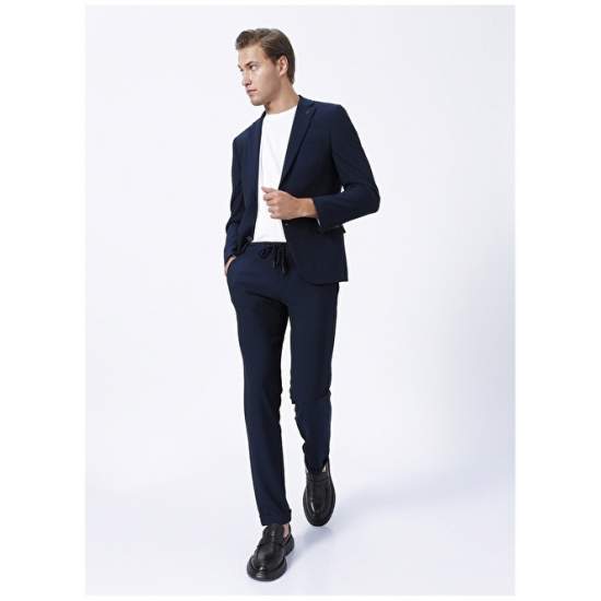 Altınyıldız Classics Normal Waist Slim Fit Navy Blue Men's Suit 4A3022200004