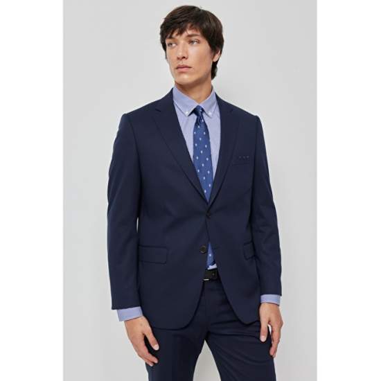 Altınyıldız Classics Regular Fit Navy Blue Suit 4A3023100077