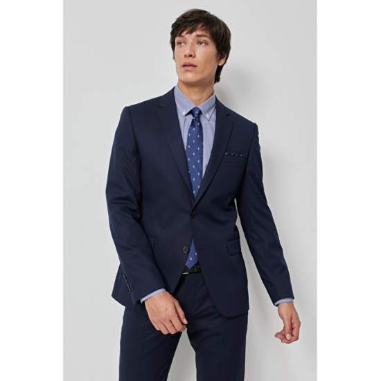 Altınyıldız Classics Normal Waist Regular Fit Navy Blue Men's Suit 4A3023100076