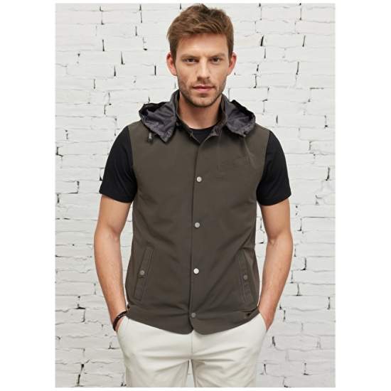 Altınyıldız Classics Khaki Men's Vest 4A0923200003