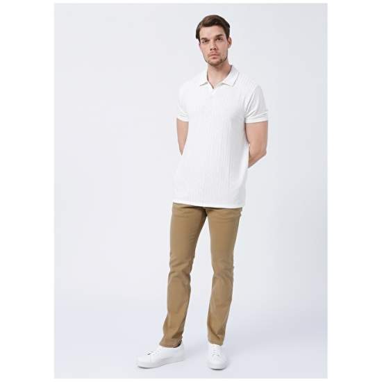 Factory Low Waist Slim Leg Beige Men's Chino Pants PLAY