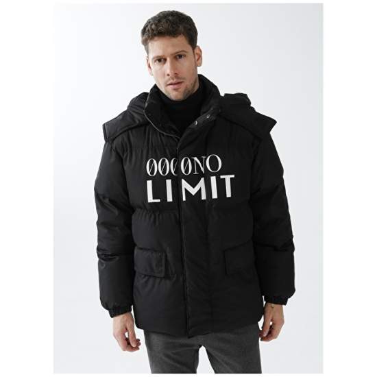 Factory Black Men's Coat LISAF