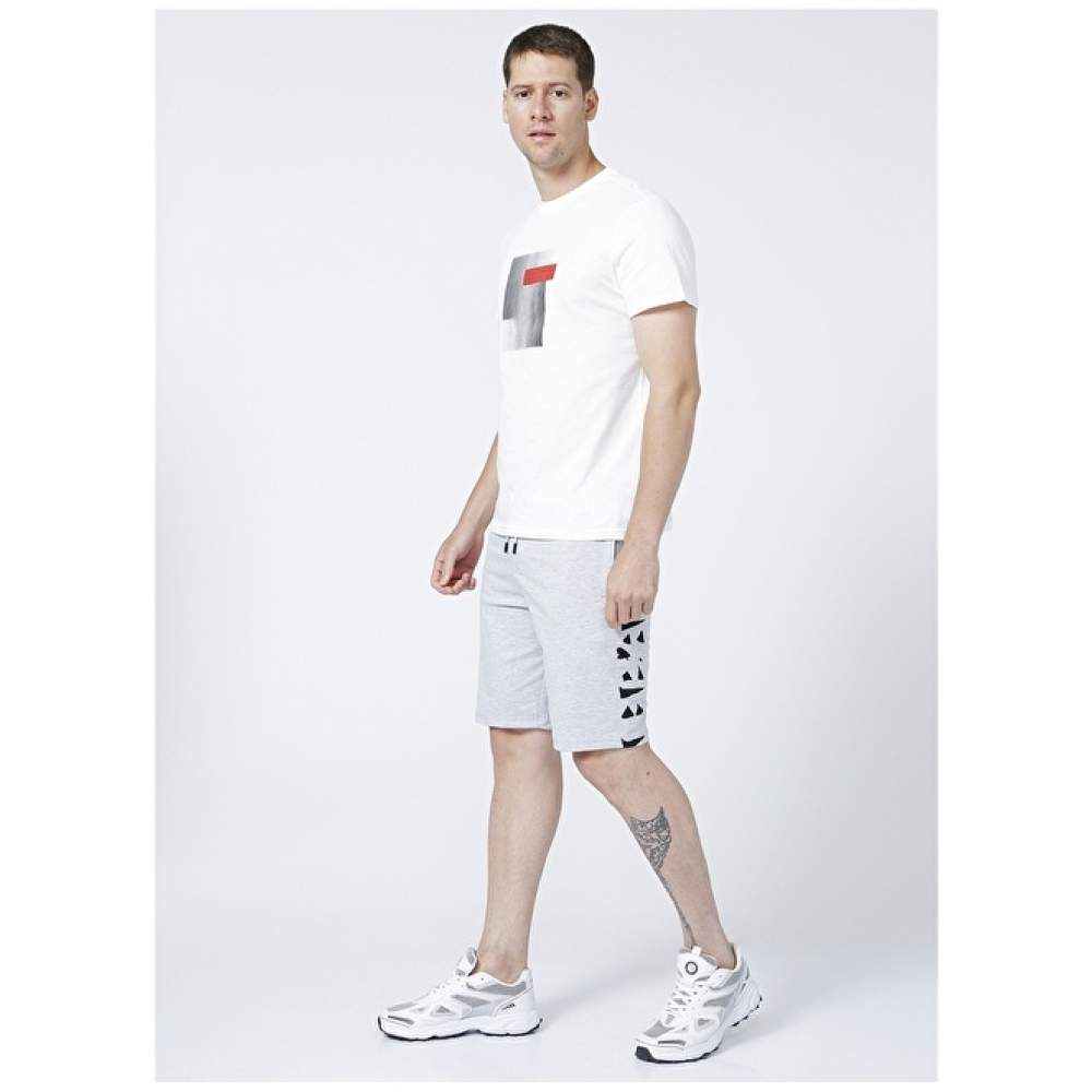 Factory Gray Melange Men's Sweat Shorts HINES