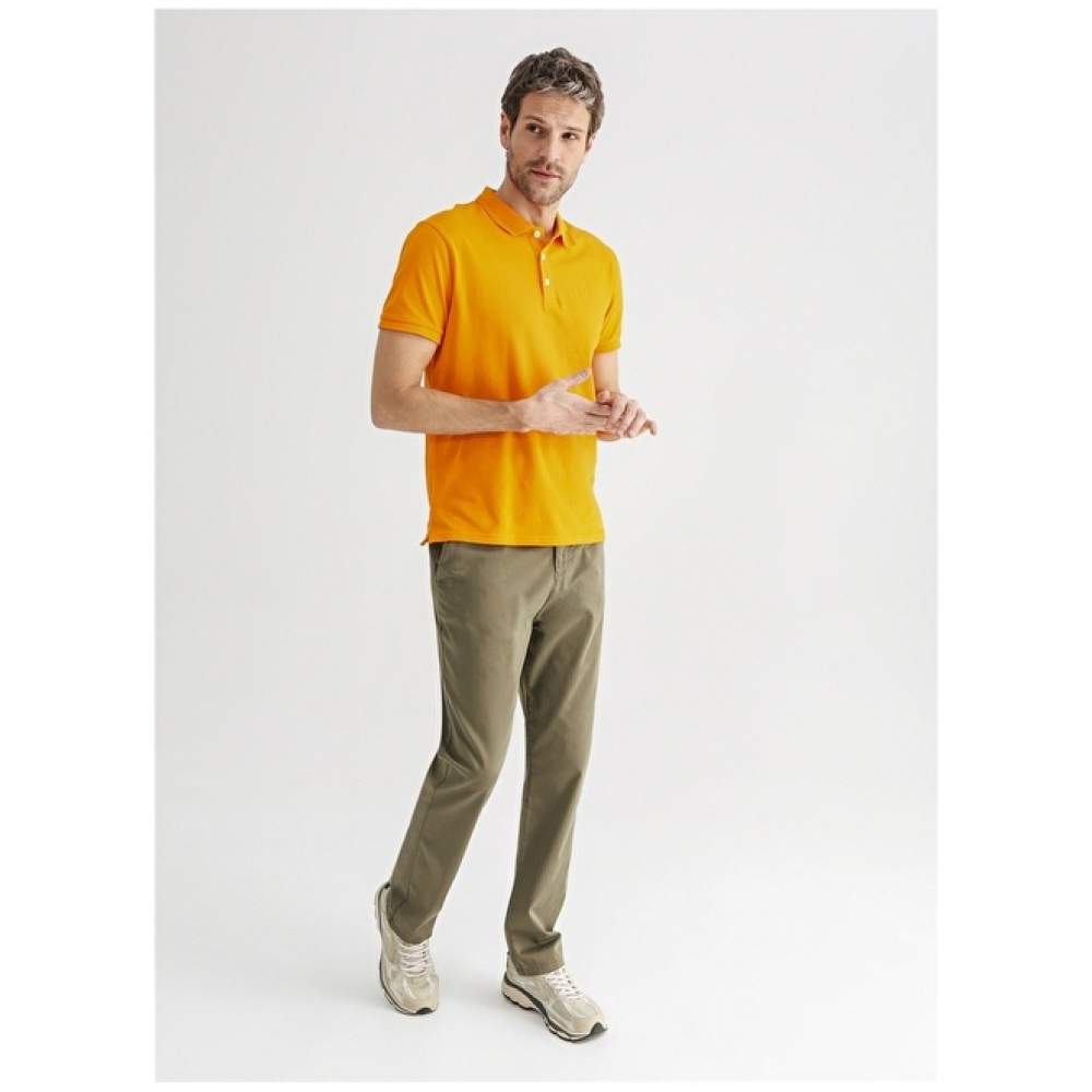 Factory Low Waist Slim Leg Khaki Men's Chino Pants RUBATO