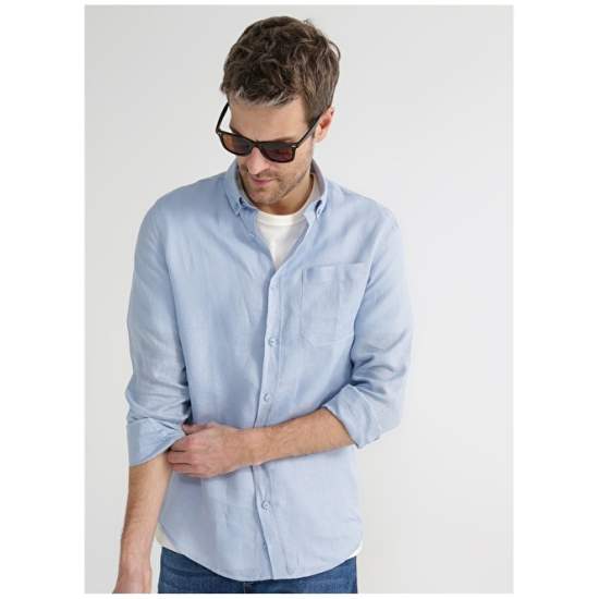 Factory Blue Men's Shirt