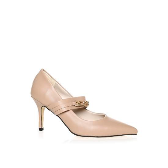 Factory Beige Women's Heeled Shoes LATINA