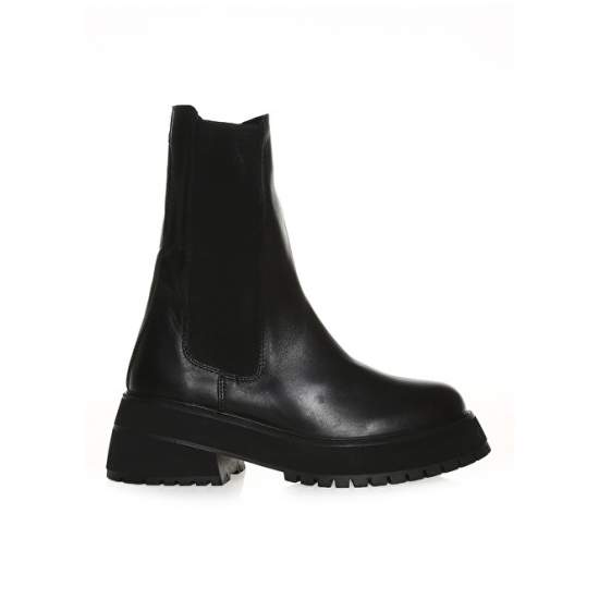 Factory Leather Black Women's Boots VICENTE