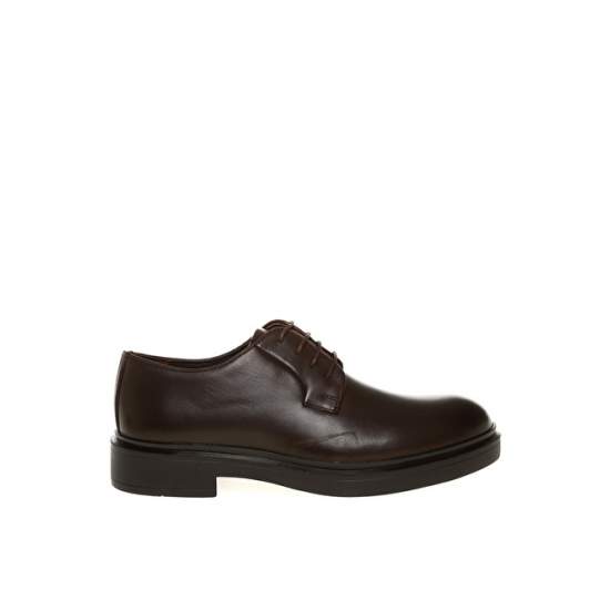 Factory Brown Men's Leather Classic Shoes