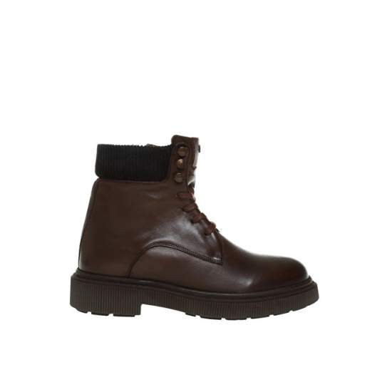 Factory Leather Mink Men's Boots GOYANG