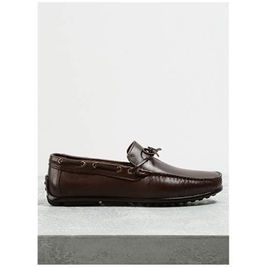 Factory Leather Brown Men's Loafer SILVES