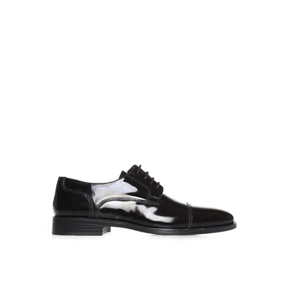 Factory Leather Black Men's Classic Shoes LUIS