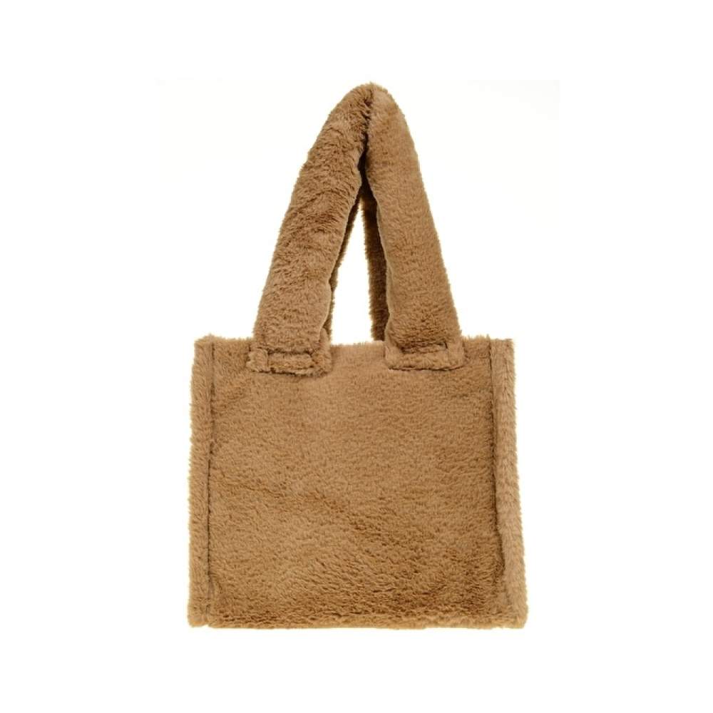 Factory Camel Hair 34x29x16 Women's Shoulder Bag PLUSH-VILA