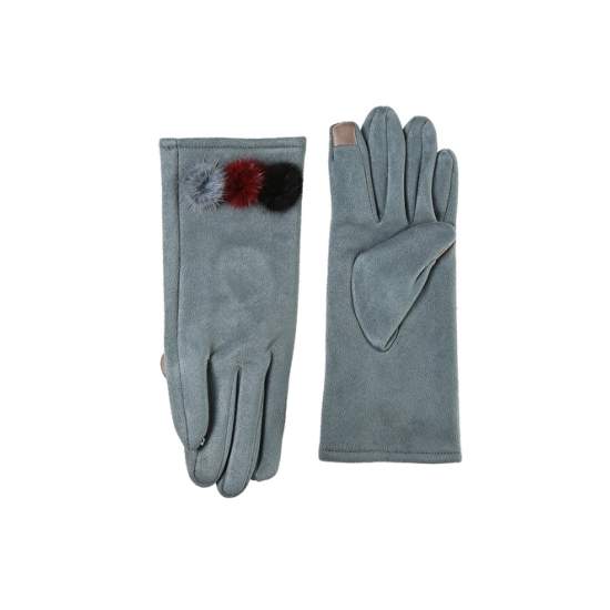 Factory Light Blue Women's Gloves B-163