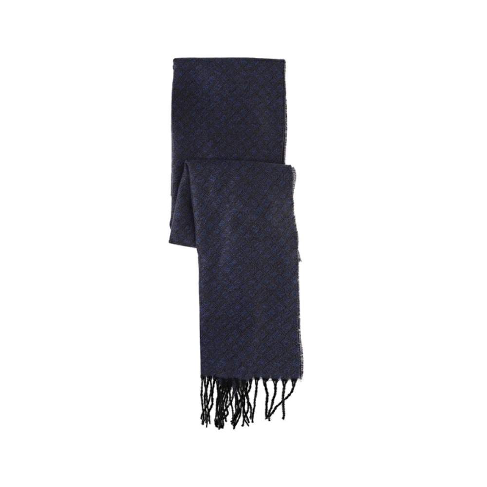 Altınyıldız Classics Navy Blue Melange Men's Scarf 4A2823100015