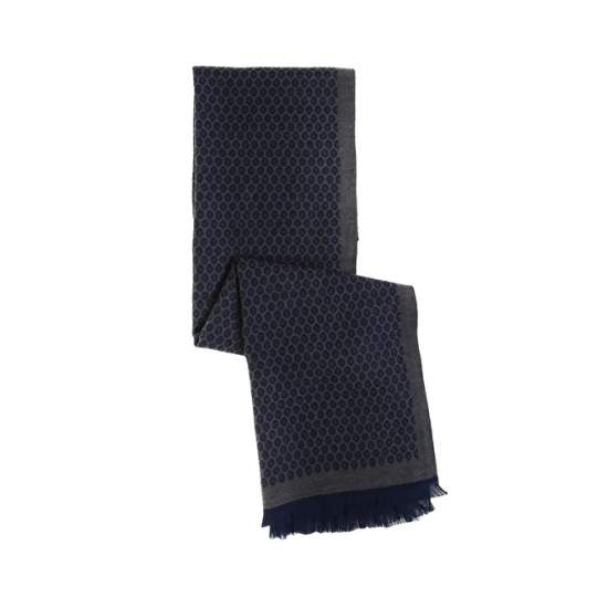 Factory Navy Blue Men's Scarf FBMDL01