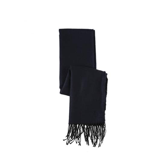 Factory Navy Blue Men's Shawl ROLANDO