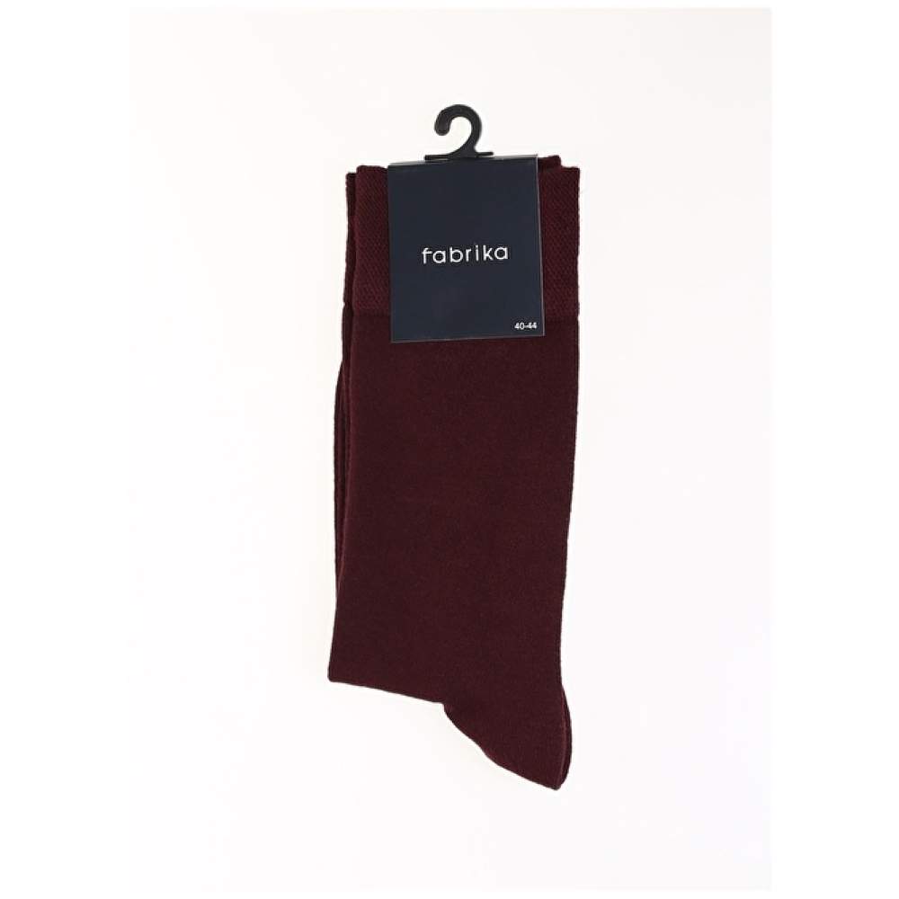 Factory Claret Red Men's Socks FAB-NS-12