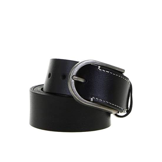 Factory Black Men's Leather Belt