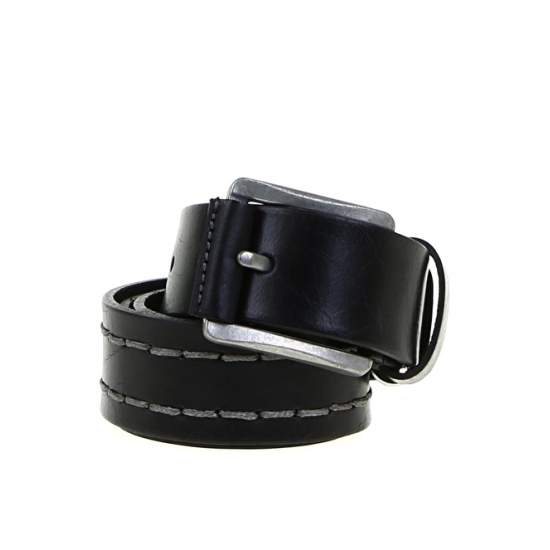 Factory Black Men's Leather Belt