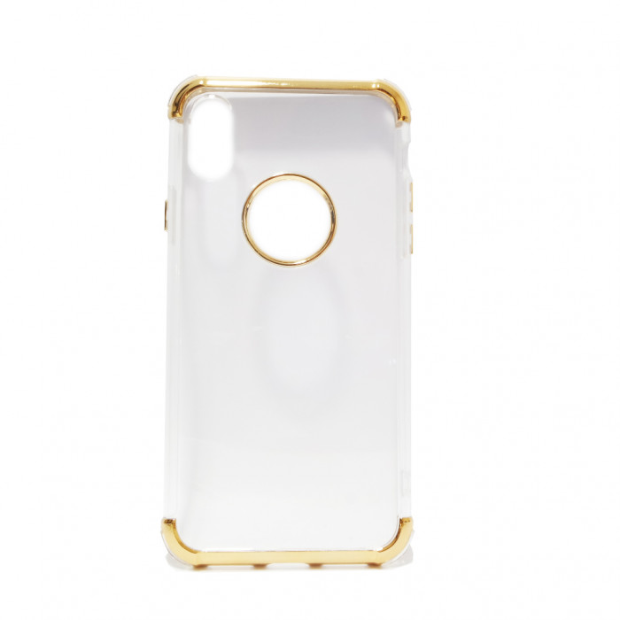 Futrola silikonska Colorful Frame za Iphone Xs Max zlatna