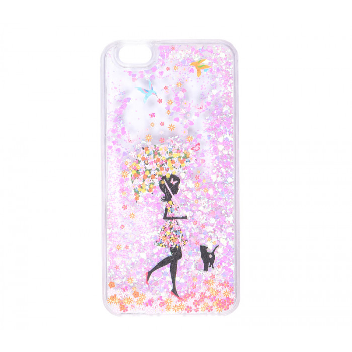 Futrola silikonska Liquid Girl za Iphone 6/6S 4.7 roze