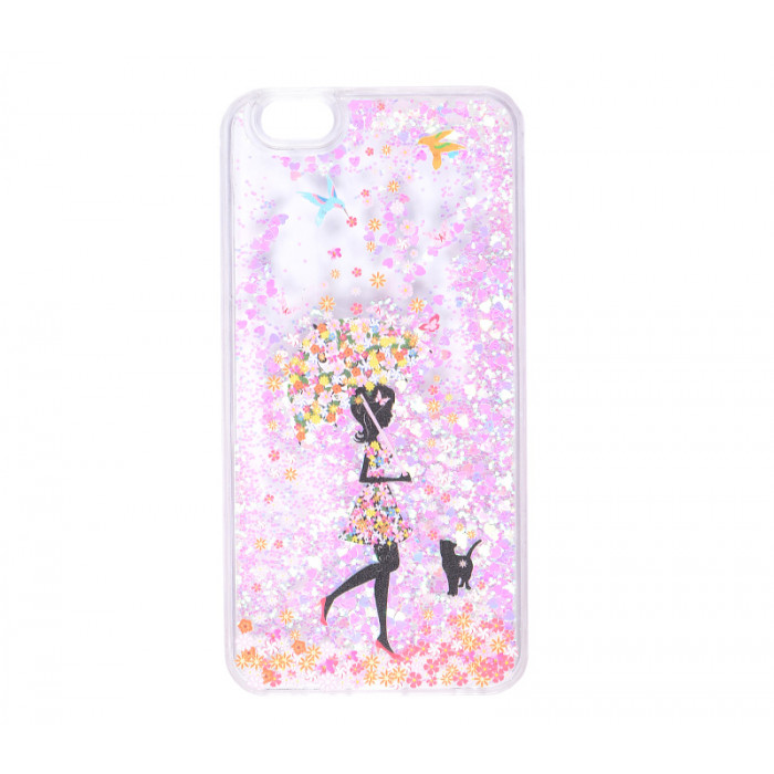 FUTROLA SILIKONSKA LIQUID GIRL ZA IPHONE 6/6S 4.7 ROZE