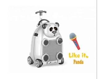 Dečji kofer sa mikrofonom I daljinskim upravljacem - Panda