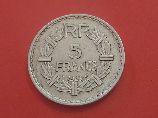 Francuska  - 5 francs 1948 god