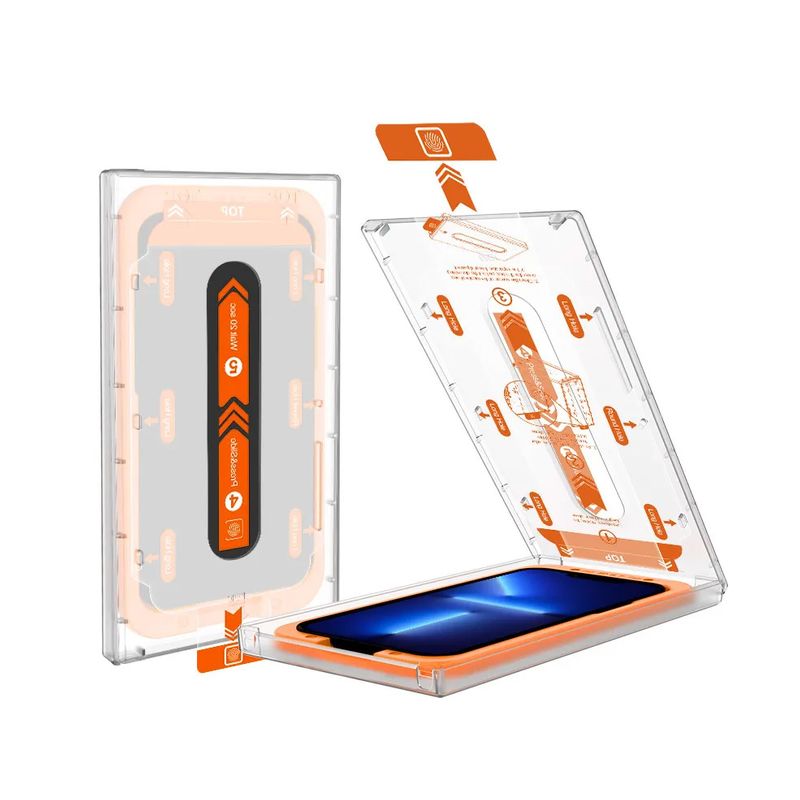 Zaštitno Staklo 2.5D dust free Box za iPhone 12 Mini 5.4 crni