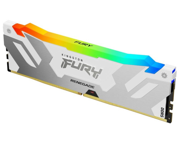 KINGSTON DIMM DDR5 16GB 6800MTs KF568C36RWA-16 FURY Renegade RGB White