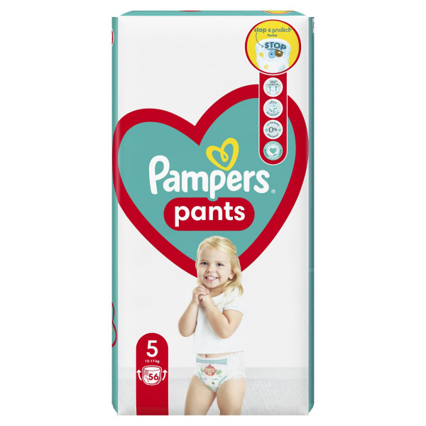 Pampers pants pelene GP 5 junior 12-17kg 56kom