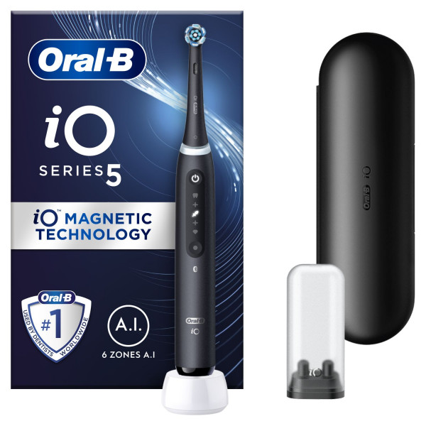 Oral B Elektricna cetkica za zube iO5 Black