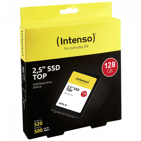 (Intenso) SSD Disk 2.5'', 128GB kapacitet, SATA III TOP - SSD-SATA3-128GB/Top