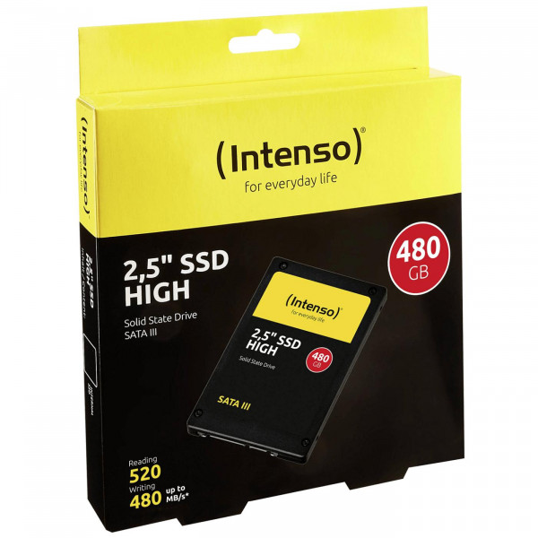 (Intenso) SSD Disk 2.5'', kapacitet 480GB, SATA III High - SSD-SATA3-480GB/High