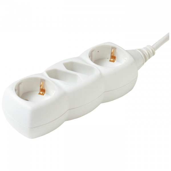 home Produžni kabel, 4 utičnice, 3 x 1.0 mm?, 1.5met - NV 14/WH