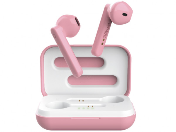 Slušalice TRUST Primo Touch bežične Bluetooth bubice roze