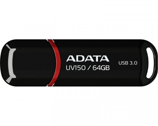AData USB 64GB AUV150-64G-RBK crni