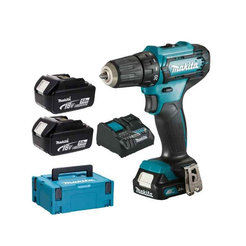 Makita Akumulatorska bušilica 12V mak, 10mm, 2st