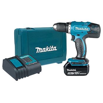 Makita Akumulatorska bušilica 18V, 13mm, 2st